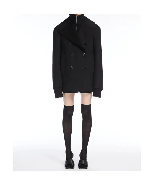 Sportmax Cropped Zip Detail Jumper