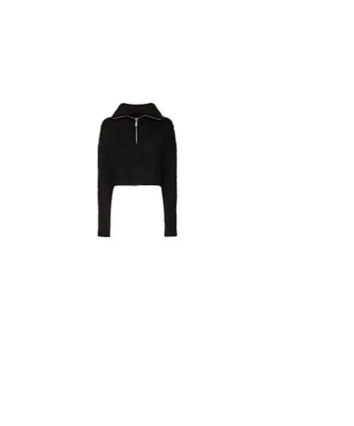 Sportmax Cropped Zip Detail Jumper