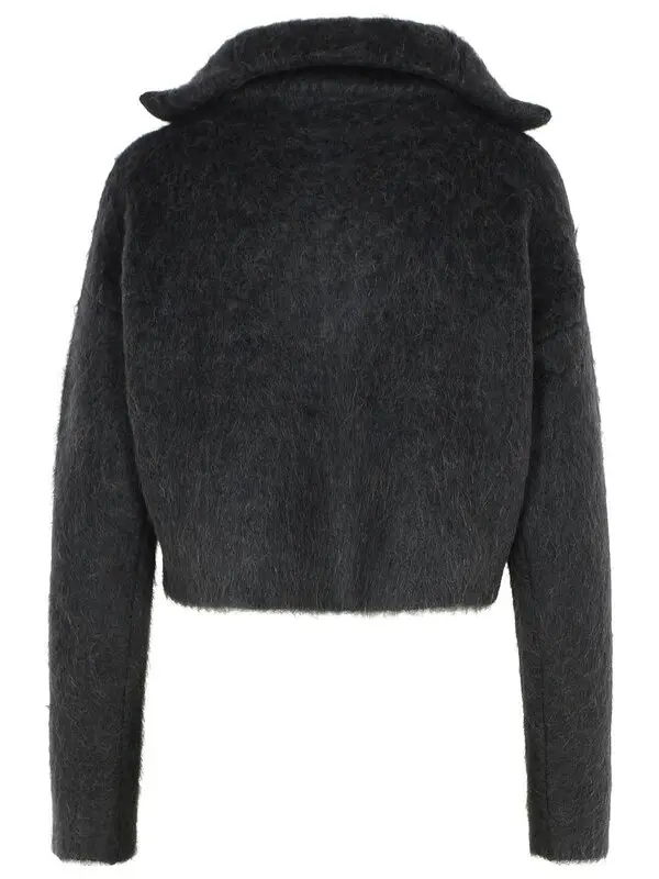 Sportmax Cropped Zip Detail Jumper