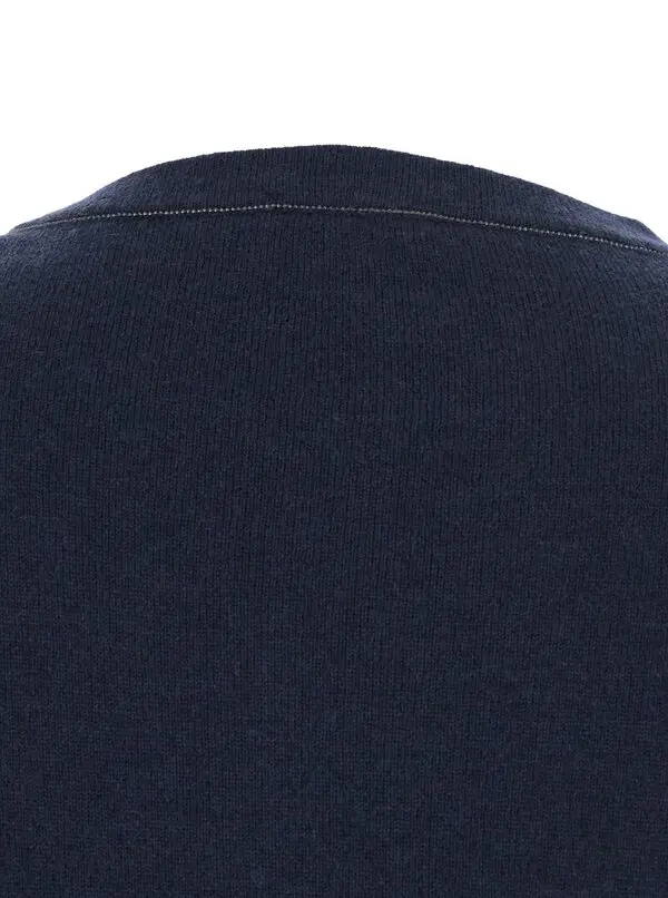 Brunello Cucinelli Crewneck Knitted Jumper - Black