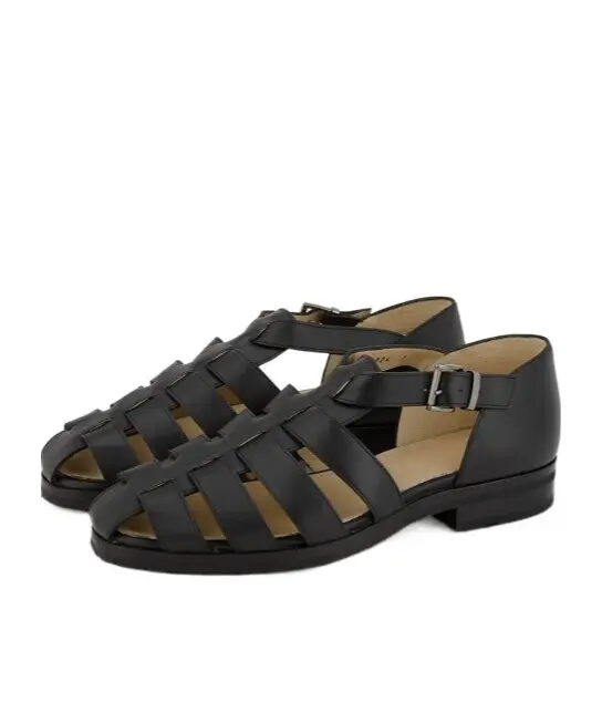 Paraboot Round-toe Gladiator Sandals With Buckle Fastening
