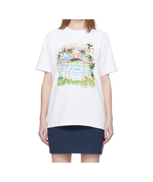 Casablanca Volcano Graphic T-shirt
