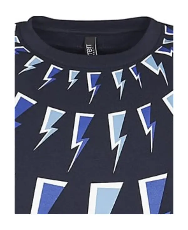 Neil Barrett Thunderbolt Print Sweatshirt - Black