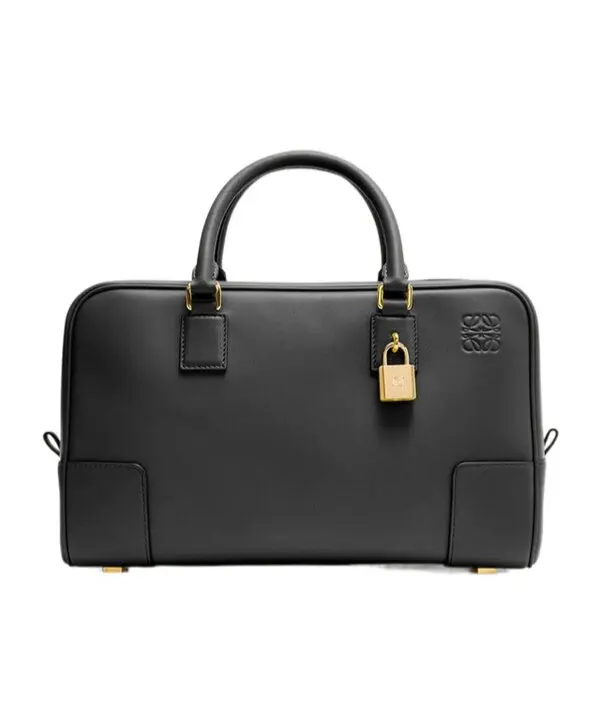Loewe Amazona 28 Leather Tote Bag - Black