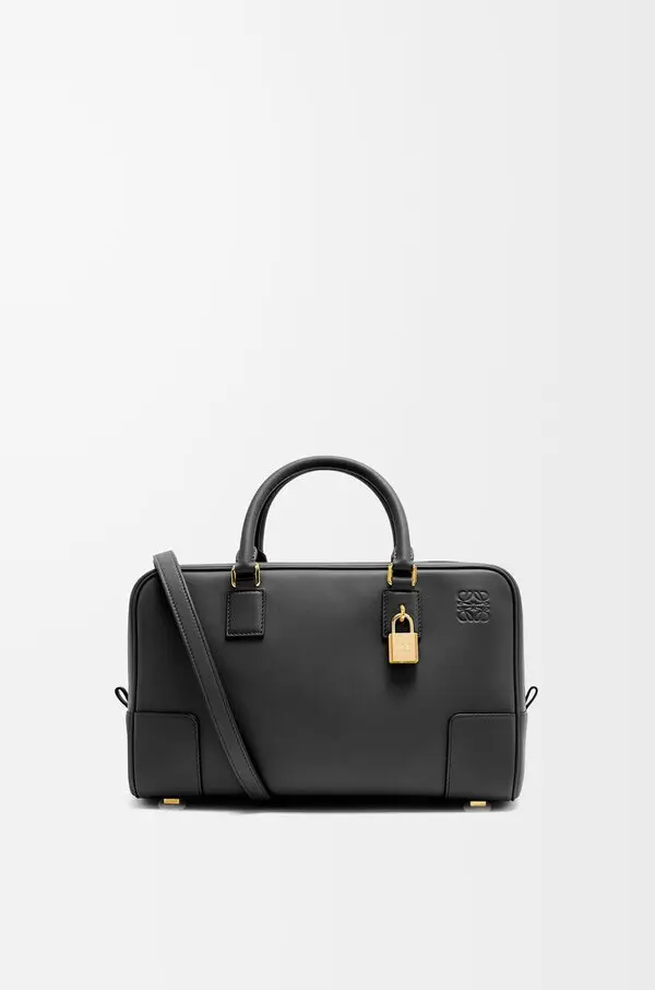 Loewe Amazona 28 Leather Tote Bag - Black