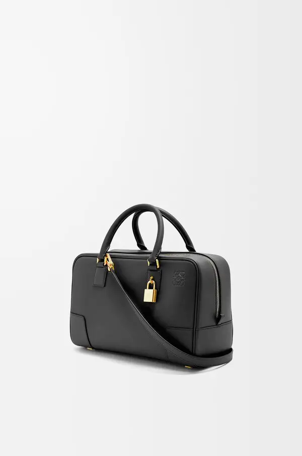 Loewe Amazona 28 Leather Tote Bag - Black
