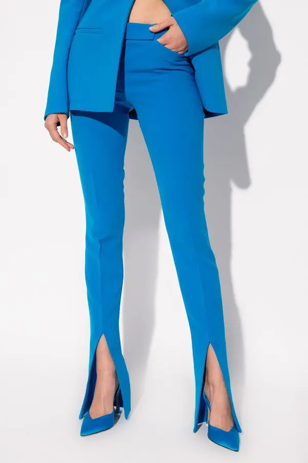 Attico Front Slit Tailored Trousers