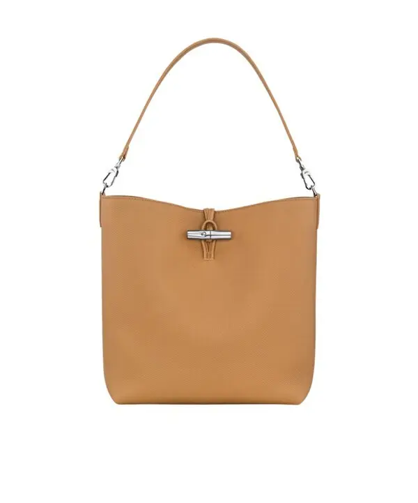 Longchamp Le Roseau Medium Shoulder Bag - Walnut