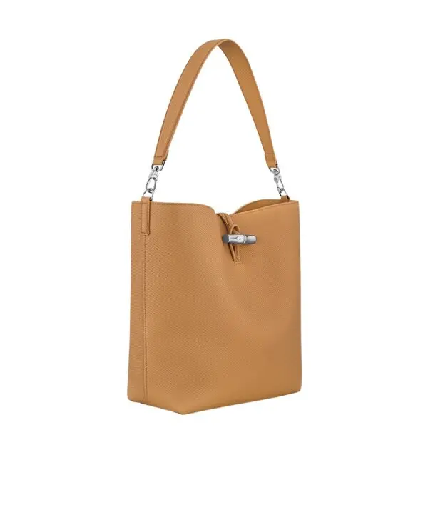 Longchamp Le Roseau Medium Shoulder Bag - Walnut