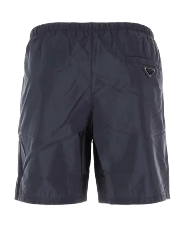 Prada Logo Swimming Trunks - Blue