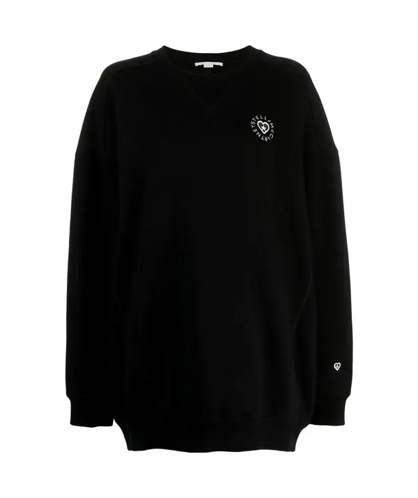 Stella McCartney Logo-patch Cotton Sweatshirt