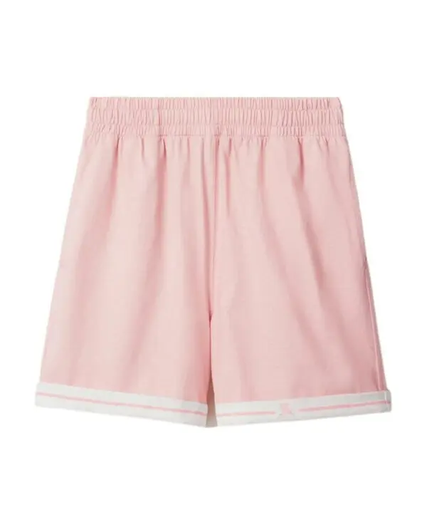 Burberry Elasticated Waist Track Shorts - Bean Paste Powder