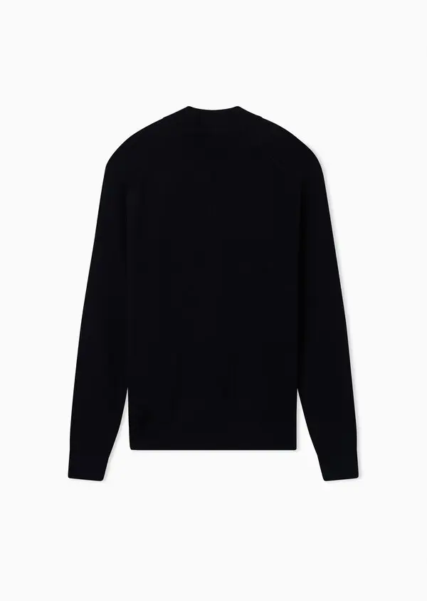 Armani Exchange Zip-up Cardigan With Stand Collar