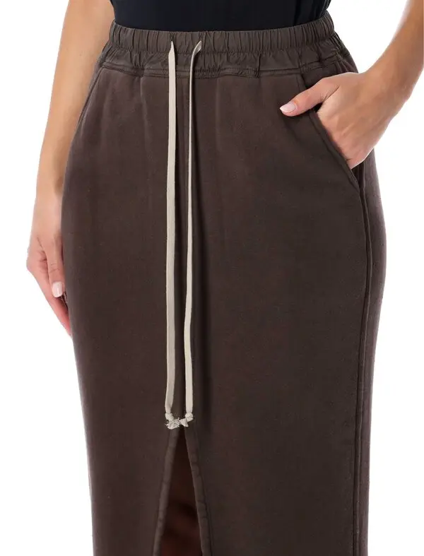 Rick Owens Drawstring Maxi Skirt - Black