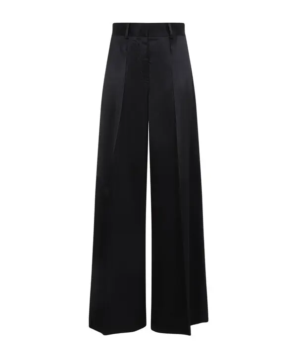 JIL SANDER Pleated Satin Trousers