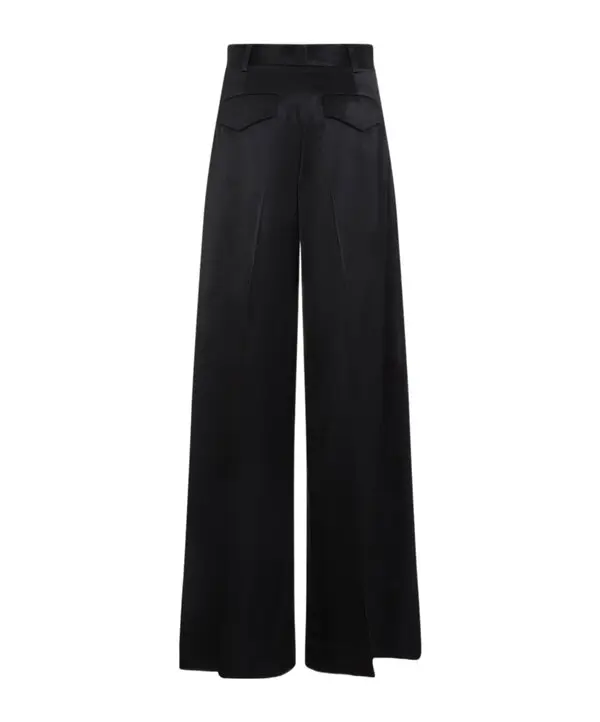 JIL SANDER Pleated Satin Trousers