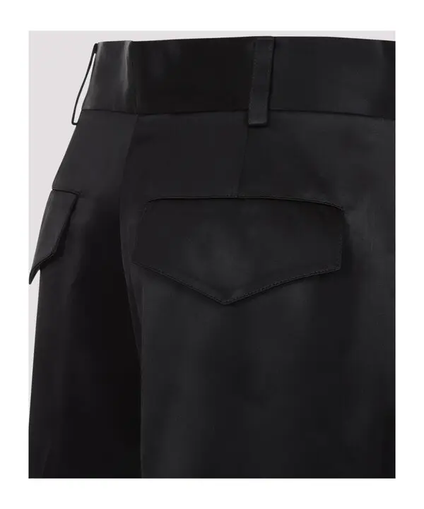 JIL SANDER Pleated Satin Trousers