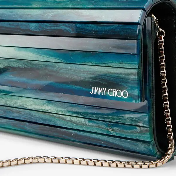 JIMMY CHOO Sweetie Clutch Bag - Emerald
