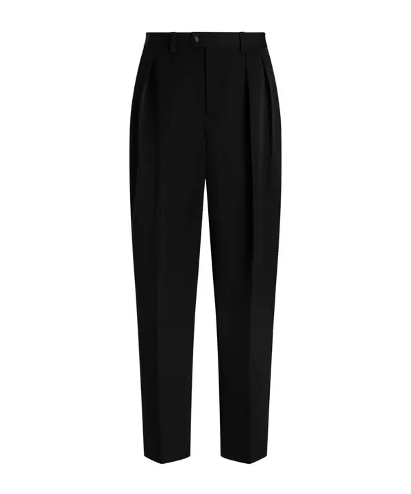 Dolce & Gabbana Dart Detailed Tailored Trousers - Black