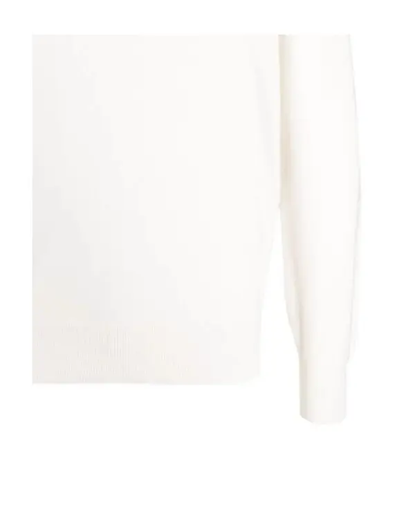 Brunello Cucinelli Cashmere Turtleneck Jumper - White