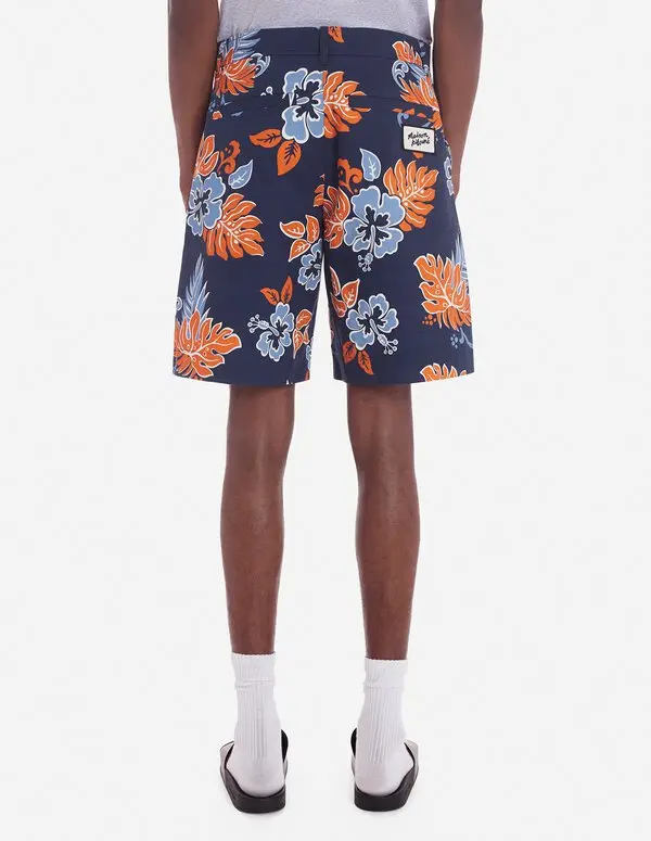 Maison Kitsuné Floral Print Board Shorts