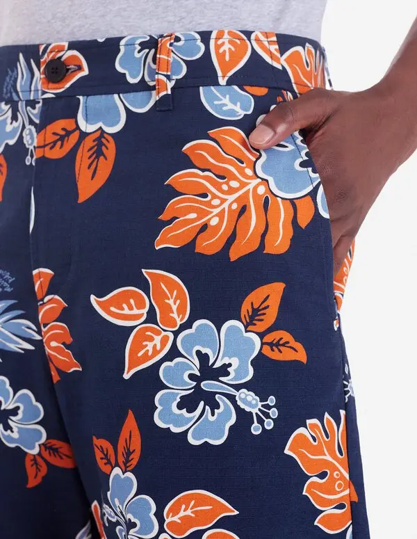 Maison Kitsuné Floral Print Board Shorts