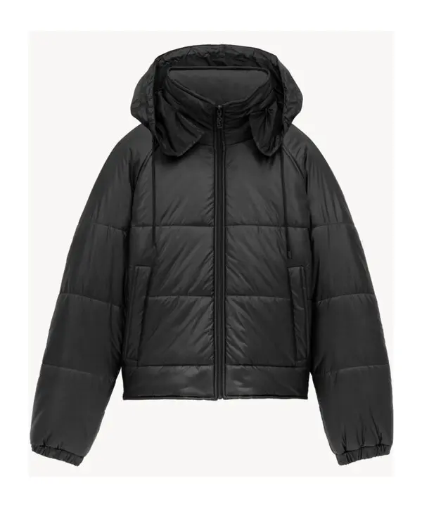Saint Laurent Cassandre Zip-up Puffer Jacket