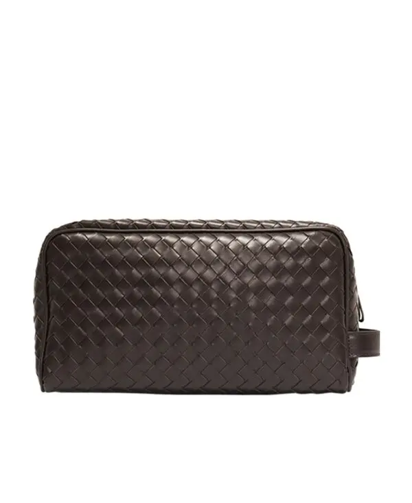Bottega Veneta Woven Clutch - Brown