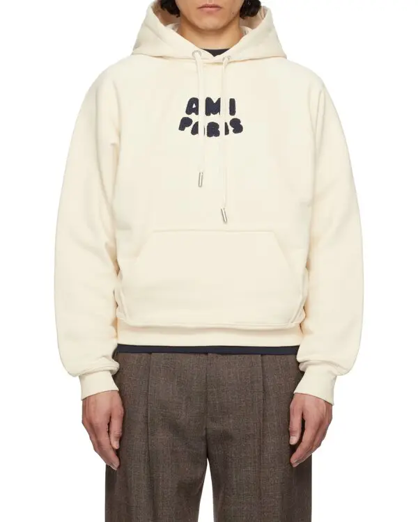 Ami Logo Patch Hoodie