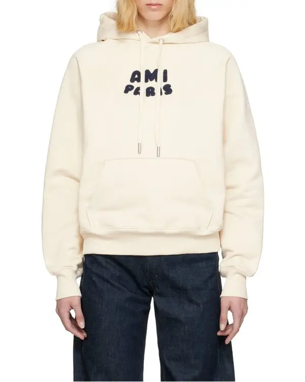 Ami Logo Patch Hoodie