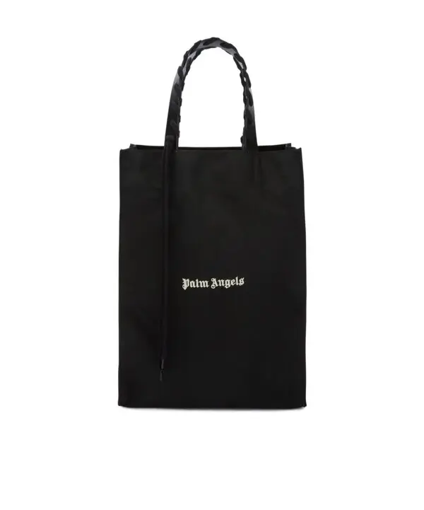 Palm Angels Logo Detailed Tote Bag