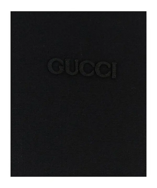 Gucci Logo Patch Long Sleeve Coat