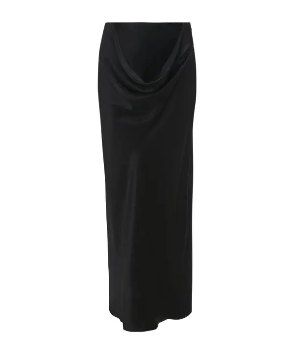 J.W.ANDERSON Draped Silk Maxi Skirt