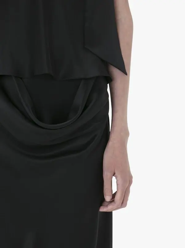 J.W.ANDERSON Draped Silk Maxi Skirt