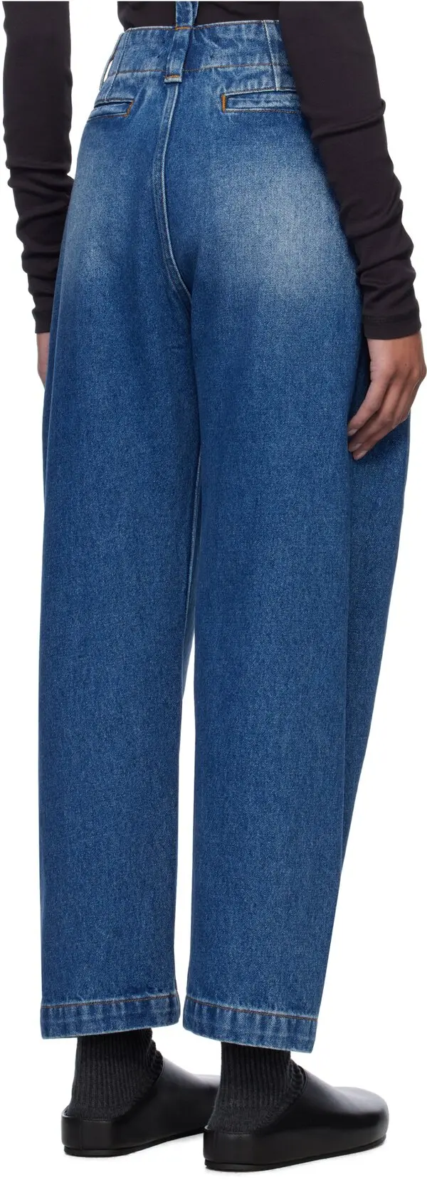 Studio Nicholson Belt Loop Jeans - Blue