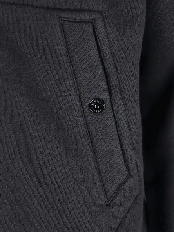 Stone Island Long-sleeved Zip-up Hooded Casual Jacket