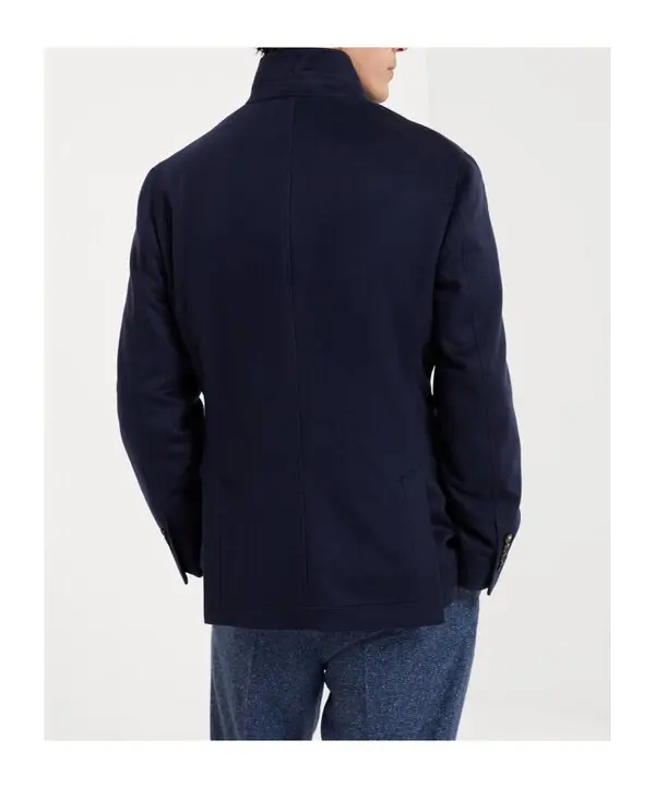 Brunello Cucinelli Notched-lapels Cashmere-wool Blazer