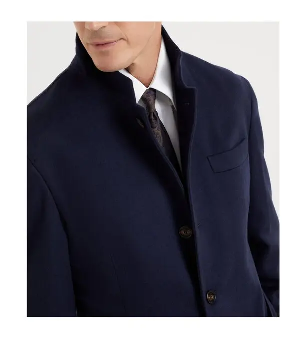 Brunello Cucinelli Notched-lapels Cashmere-wool Blazer