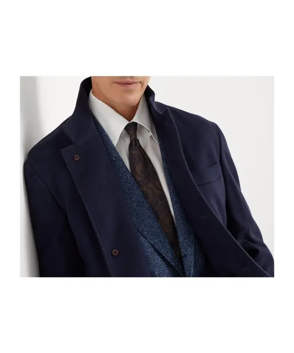 Brunello Cucinelli Notched-lapels Cashmere-wool Blazer