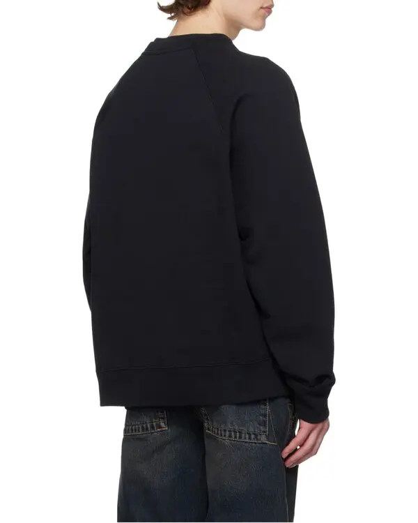 Maison Kitsuné Bold Fox Head Patch Oversize Sweatshirt - Black