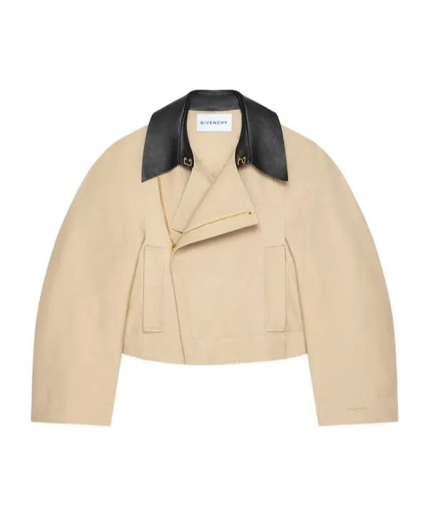 Givenchy Collared Cropped Peacoat