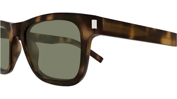 Saint Laurent Rectangular Sunglasses - Green