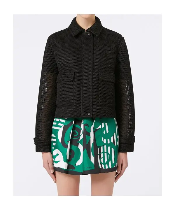 Max Mara Collared Cropped Jacket