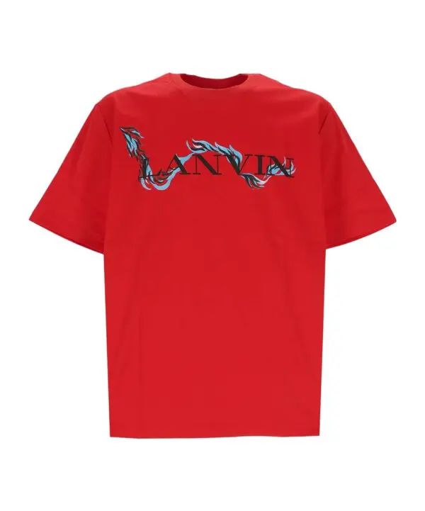 LANVIN Logo Printed Crewneck T-shirt