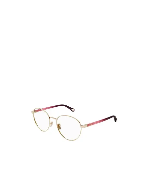 Chloé Eyewear Round Frame Glasses - Multicolor