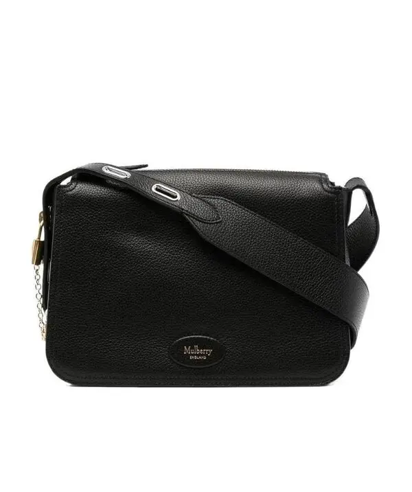 Mulberry Billie Logo Detailed Small Crossbody Bag - Black