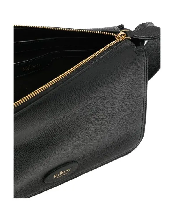 Mulberry Billie Logo Detailed Small Crossbody Bag - Black