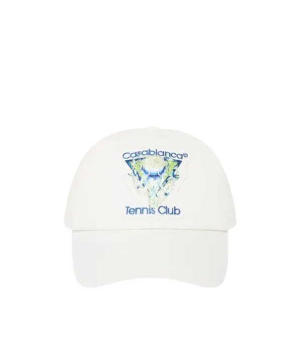 Casablanca Tennis Club Baseball Cap - White