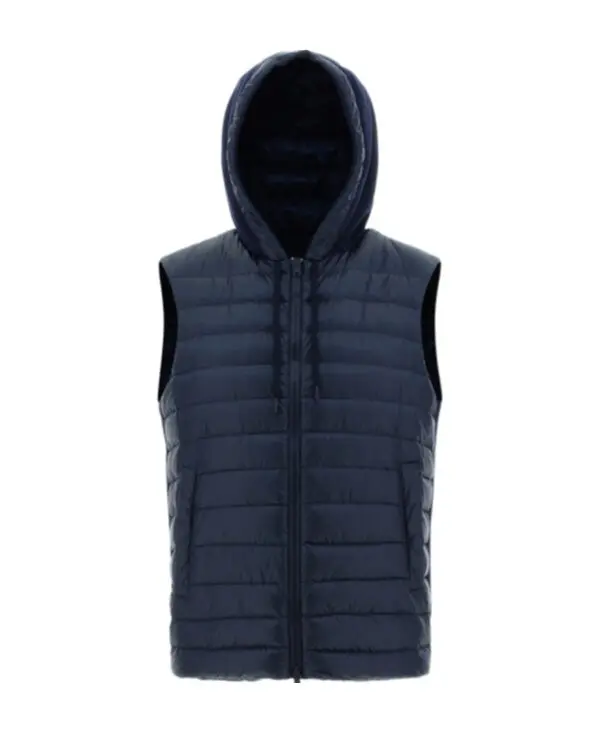 Herno Hooded Quilted Down Gilet - Black