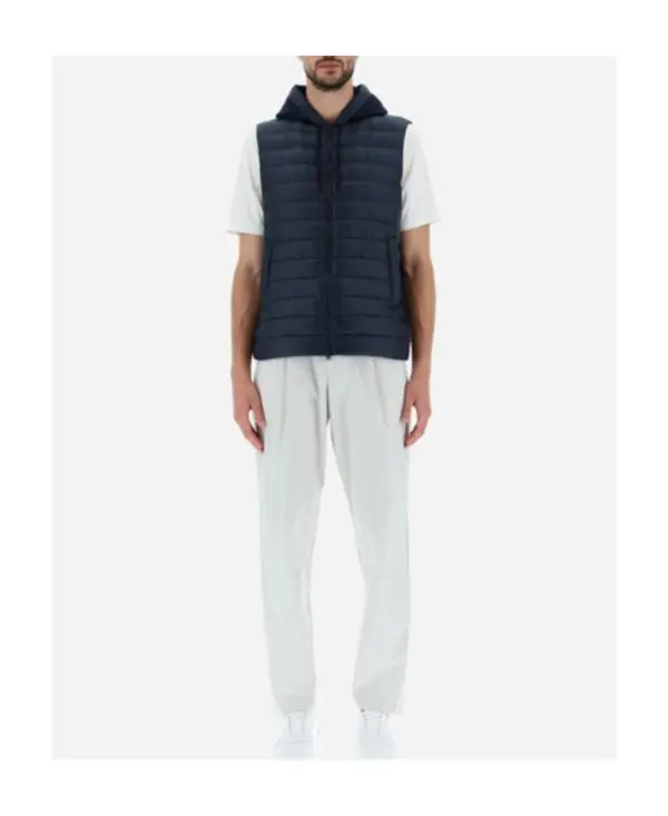 Herno Hooded Quilted Down Gilet - Black
